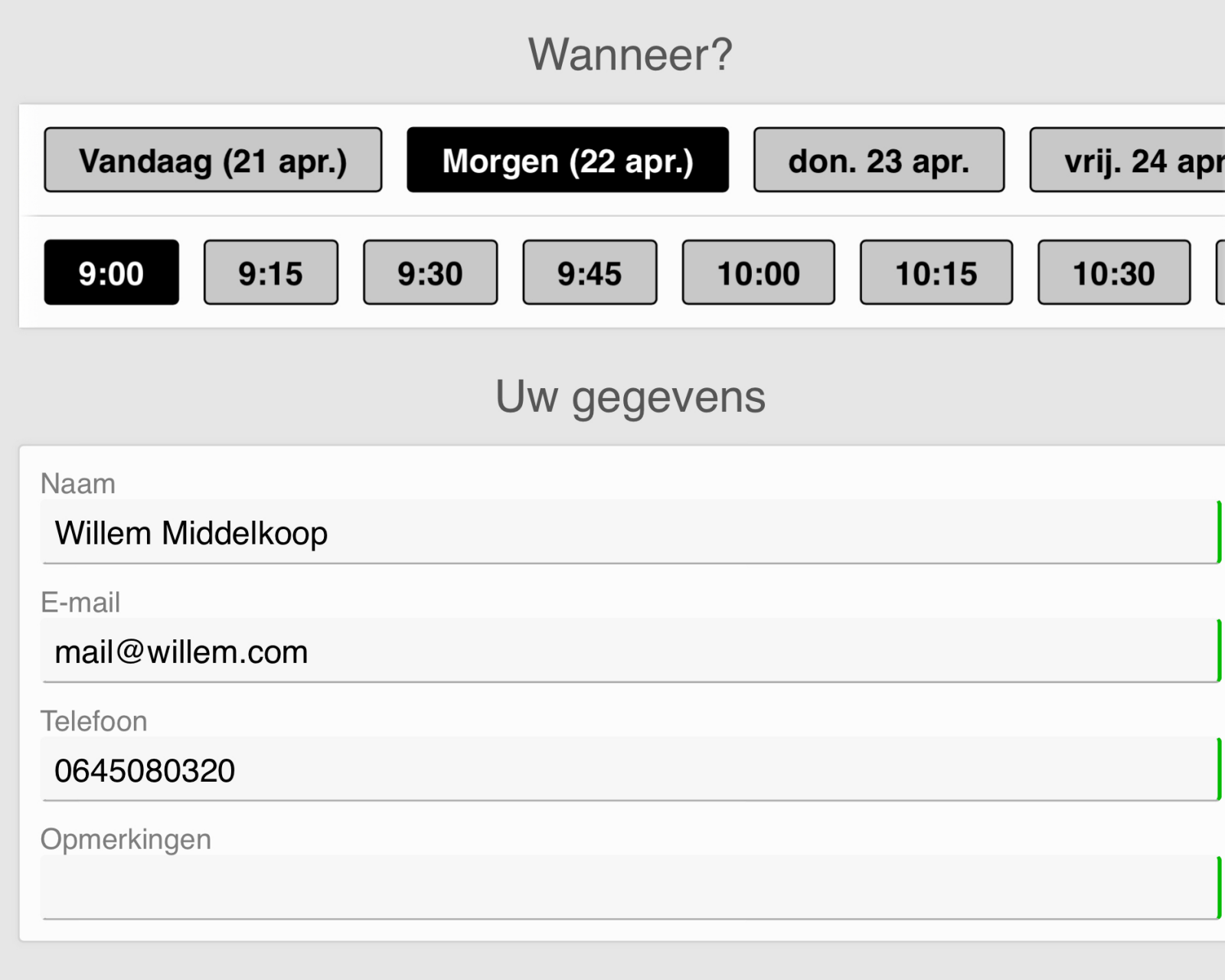 Afspraken en reserveringen online aannemen voor winkels en ...
